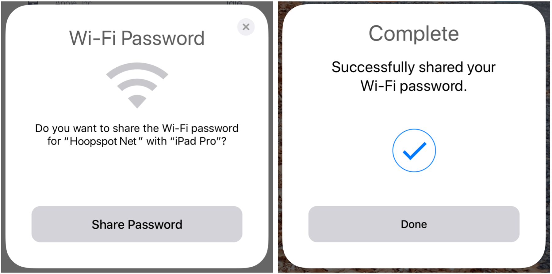 The easiest password sharing process ever